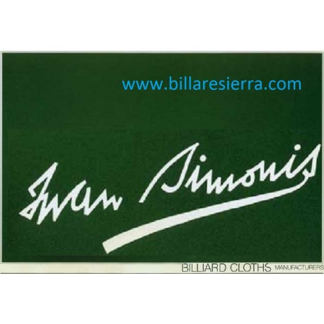 Tapis/drap de billard qualité "Iwan Simonis"